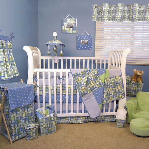 Trend Lab Nantucket Blue Crib Bedding Collection FREE SHIPPING