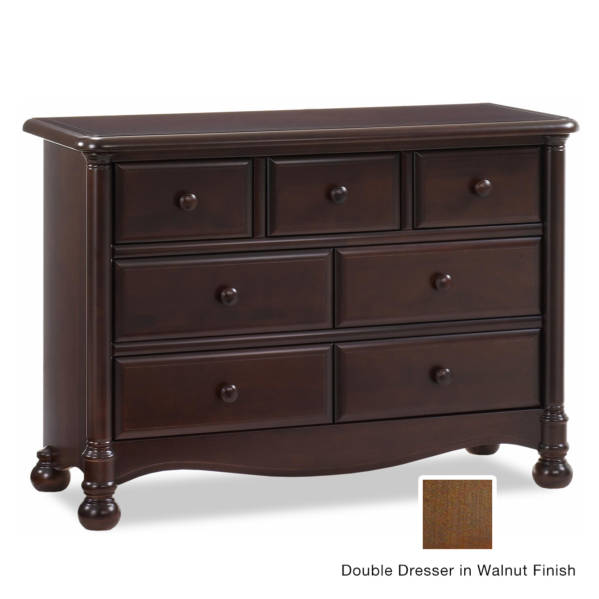 Natart Avalon Double Dresser in Walnut FREE SHIPPING - $1,399.00