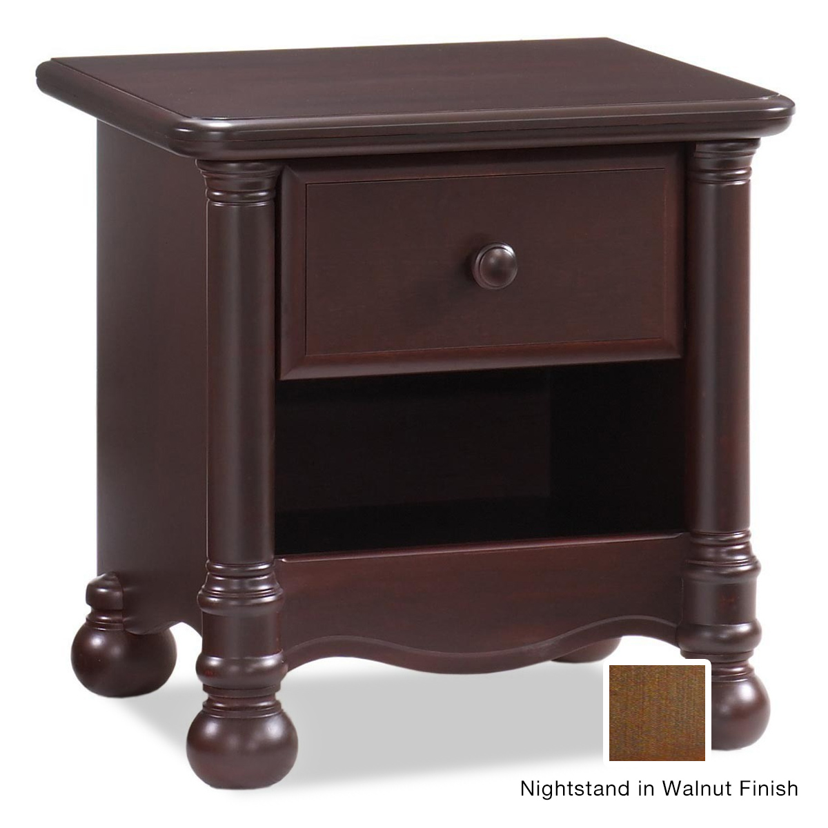 Natart Avalon Nightstand in Walnut FREE SHIPPING - $600.00