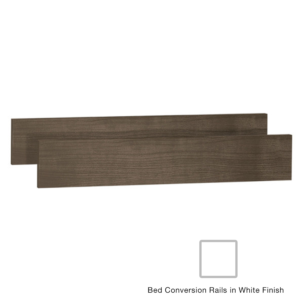 Nest Emerson Double Bed Conversion Rails in White FREE SHIPPING