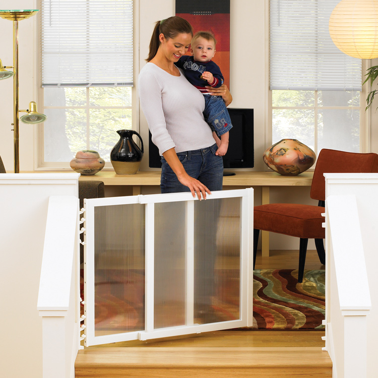 North States Gates Clear Choice Stairway Gate FREE SHIPPING