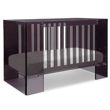 Nursery Works Vetro Acrylic Crib in Shadow FREE SHIPPING