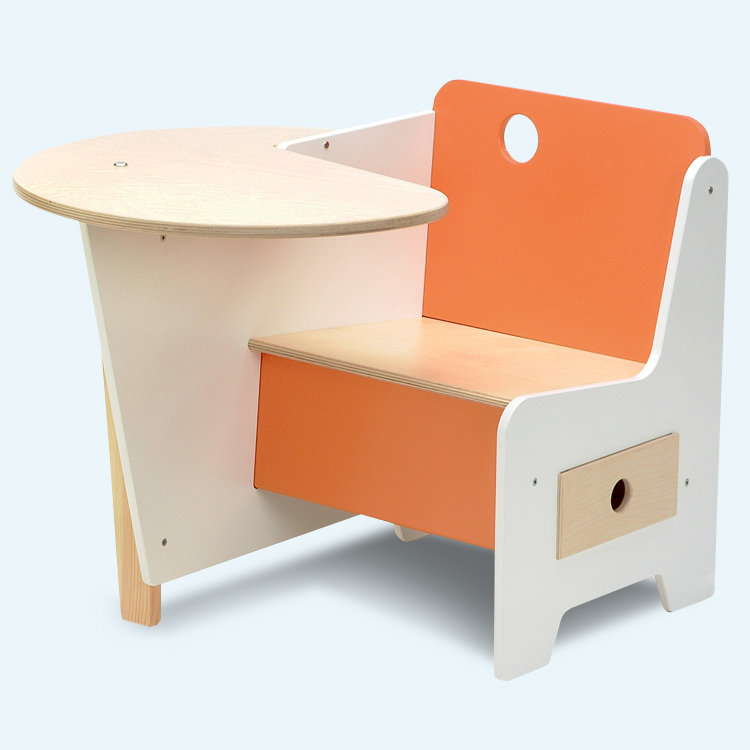 Offi Mini-Drawer Doodle Desk - Orange - FREE SHIPPING - $249.00