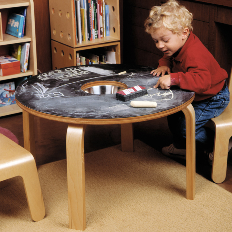 Offi Woody Chalkboard Table - Black - FREE SHIPPING - $499.00