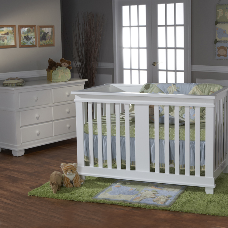 Pali 2 Piece Nursery Set - Lucca Crib and Torino Double Dresser in ...