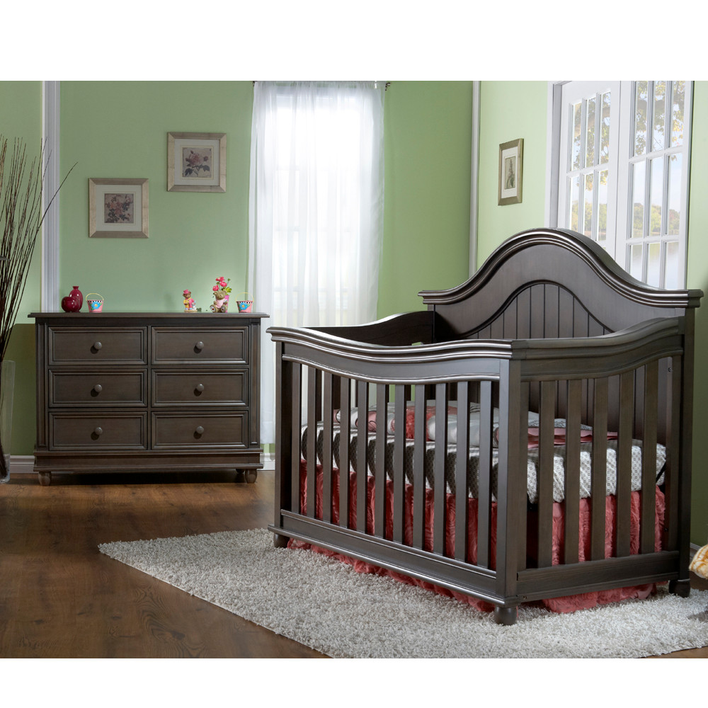 Pali 2 Piece Nursery Set - Marina Forever Crib and Double Dresser in ...