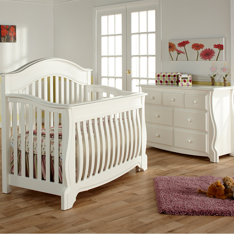 Pali 2 Piece Nursery Set - Nursery Set - Bergamo Forever Crib and ...
