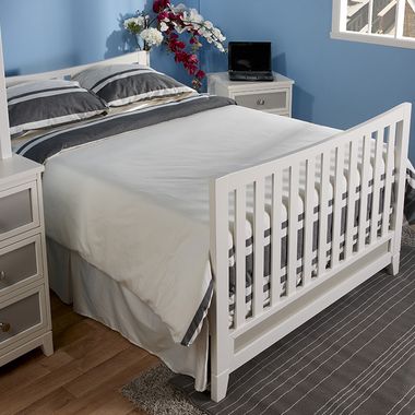 Pali Treviso Two Tone Forever Crib in White/Grey FREE SHIPPING