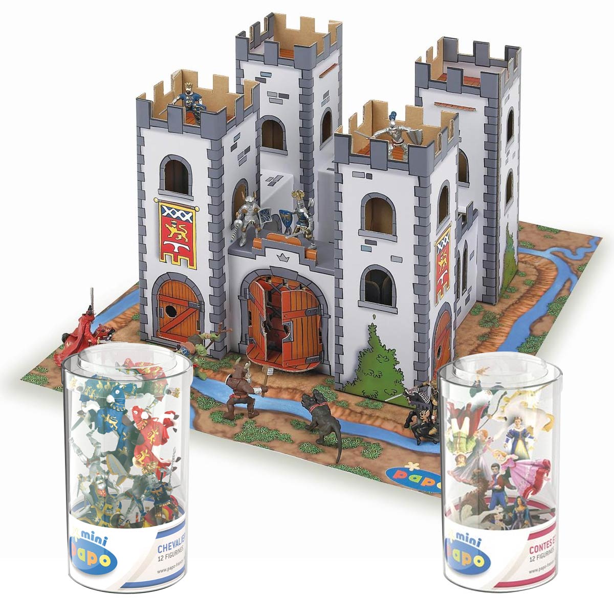 Cardboard Medieval Castle Castle Made With Recycled Material