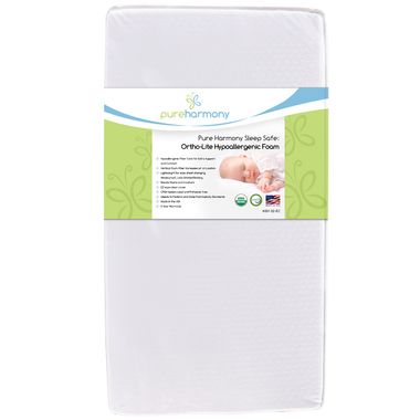 Pure Harmony Sleep Safe: Ortho-Lite Hypoallergenic Foam FREE SHIPPING