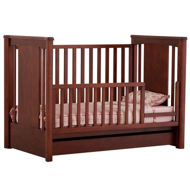 Ragazzi 3 Piece Nursery Set - Eclipse Crib with Drawer, 5 Drawer Chest ...