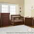 Ragazzi 3 Piece Nursery Set - Etruria Stages Sleigh Crib, 3 Drawer ...