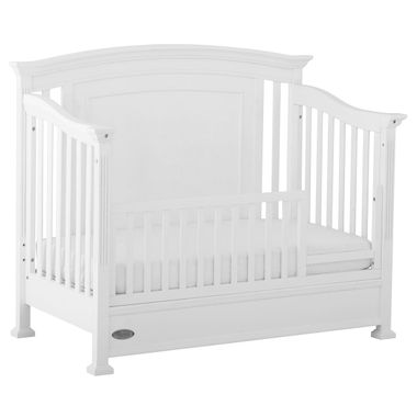 Ragazzi Pompei Premium Convertible Crib in Snowdrift FREE SHIPPING