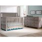 Simmons Kids Chevron Crib 'N' More in Stained Grey FREE SHIPPING