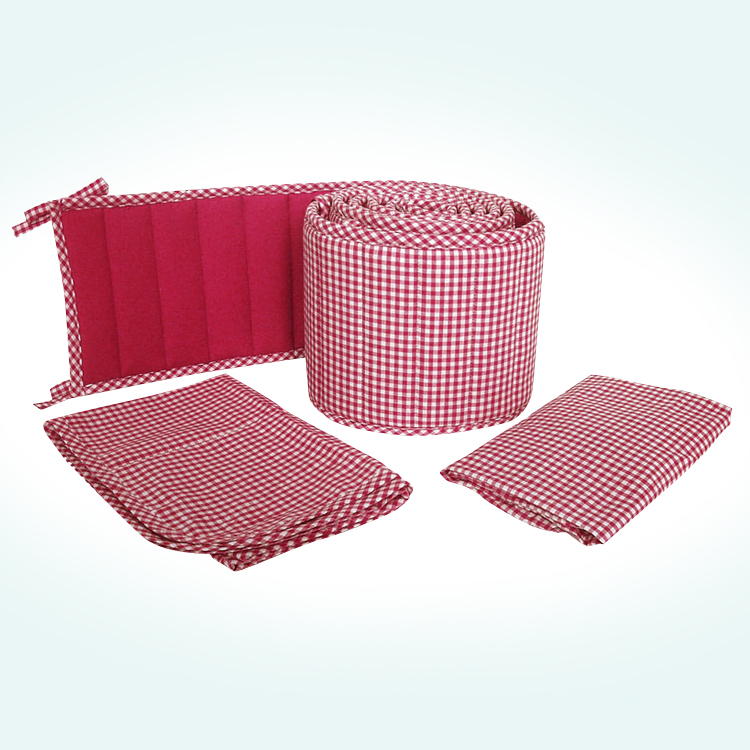 Sleeping Partners Tadpoles Tadpoles Classics Red Gingham 3 Piece Cradle ...