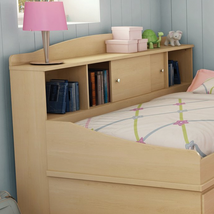 South Shore Headboard with Storage in Maple 3613 FREE SHIPPING