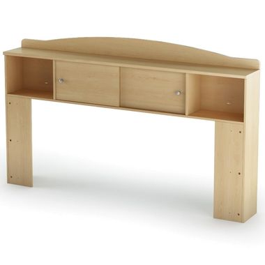 South Shore Headboard with Storage in Maple 3613 FREE SHIPPING