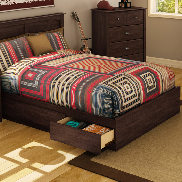 SouthShore Lounge Transitional Full Mates Bed in Havana FREE SHIPPING