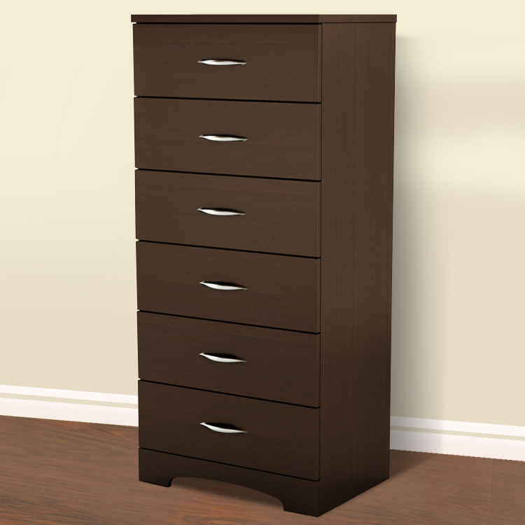 SouthShore Step One 6 Drawer Dresser in Chocolate 3159 FREE SHIPPING