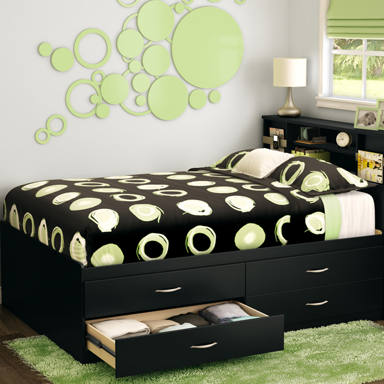 South shore full captain bed store
