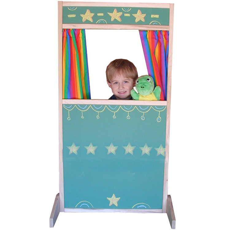BEKA Kids Storefront Puppet Theater with Chalkboard Surface - FREE SHIPPING