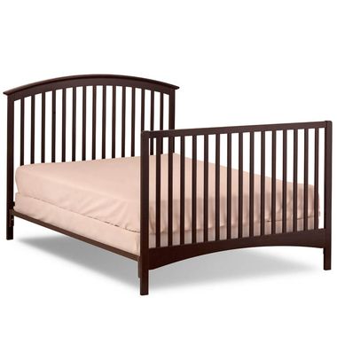 Storkcraft Bradford 4 in 1 Fixed Side Convertible Crib Changer in ...