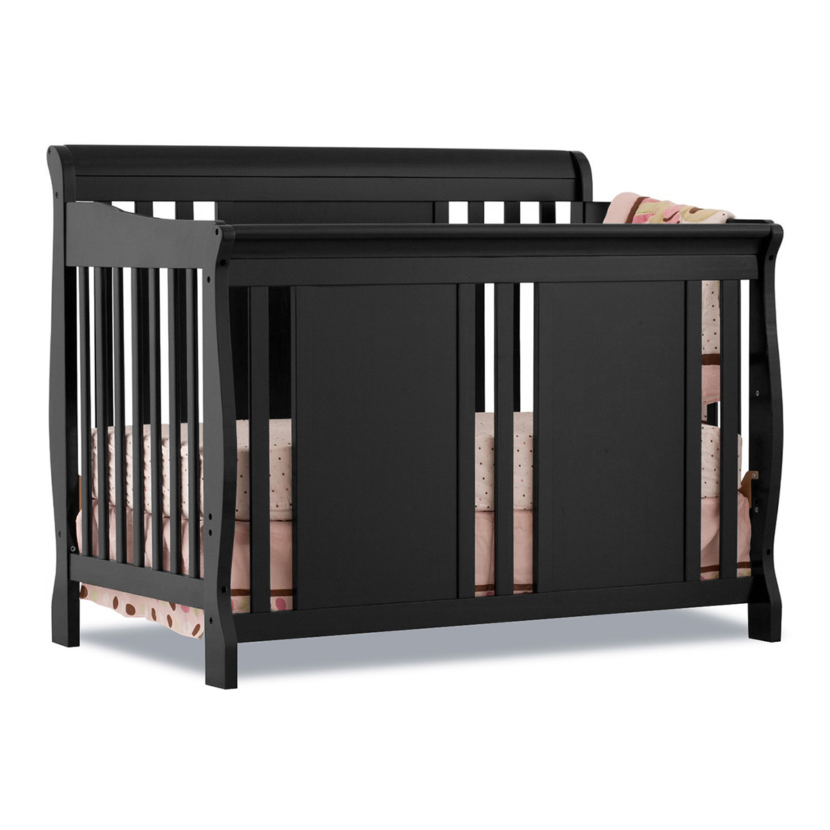 Storkcraft Black Verona 4 in 1 Convertible Crib FREE SHIPPING