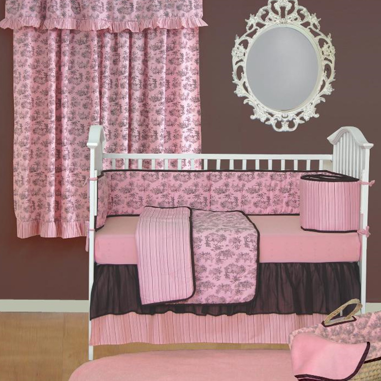 Sleeping Partners Toile Pink Crib Bedding Collection FREE SHIPPING