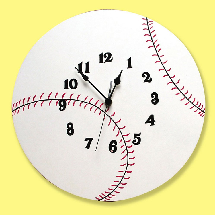 Trend Lab Baseball Wall Clock FREE SHIPPING - $30.08