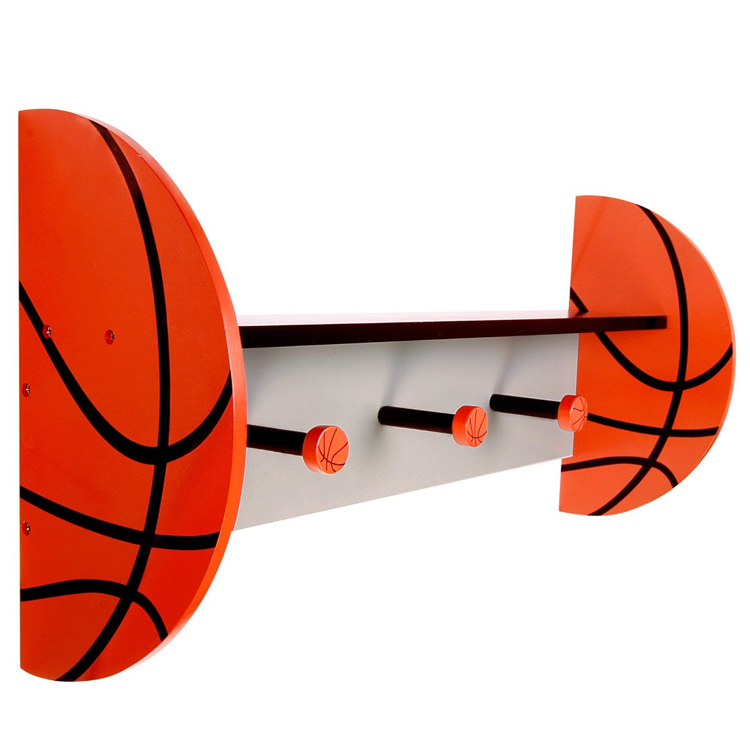 Trend Lab Basketball Wall Shelf with Pegs FREE SHIPPING - $44.84