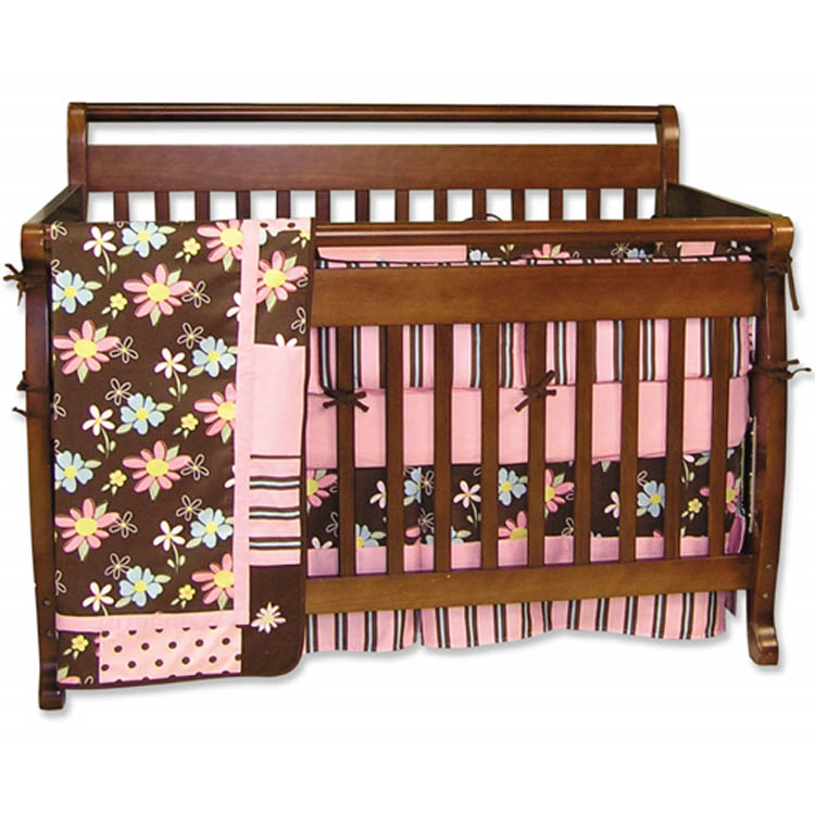 Trend Lab Blossoms 4 Piece Baby Crib Bedding Set FREE SHIPPING