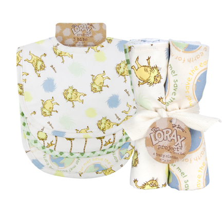 Trend Lab Dr. Seuss The Lorax Bouquet Set Bib & Burp Cloth 30506 at SimplyBabyFurniture FREE ...