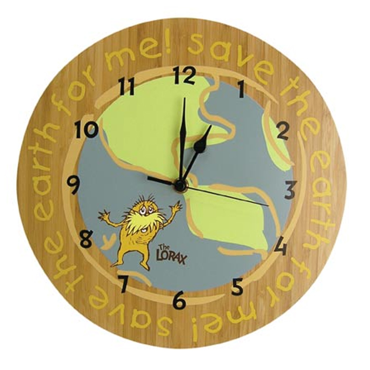 Trend Lab Dr. Seuss The Lorax Wall Clock FREE SHIPPING - $36.08