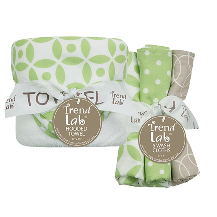 Trend Lab Lauren Bouquet Hooded Towel FREE SHIPPING - $22.15