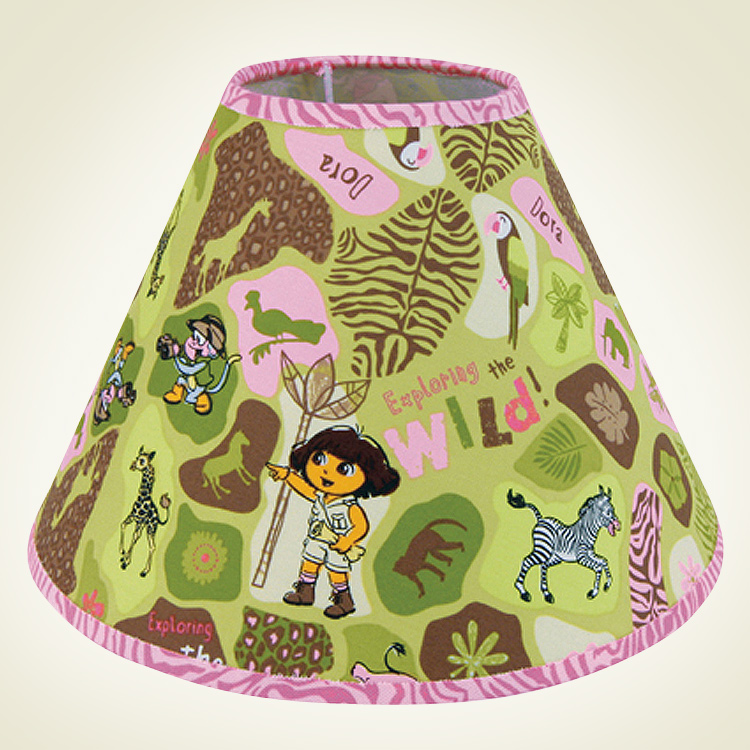 Trend Lab Nickelodeon Dora the Explorer Exploring the Wild Lamp Shade ...