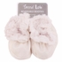 Trend Lab Pink Swirl Velour and Matte Satin Baby Booties FREE SHIPPING