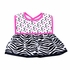 Trend Lab Zahara Zebra Dress Up Bib FREE SHIPPING - $15.15
