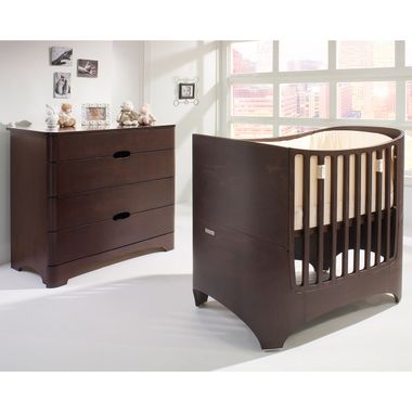 Tulip Leander Crib + Conversion Kit in White Wash FREE SHIPPING