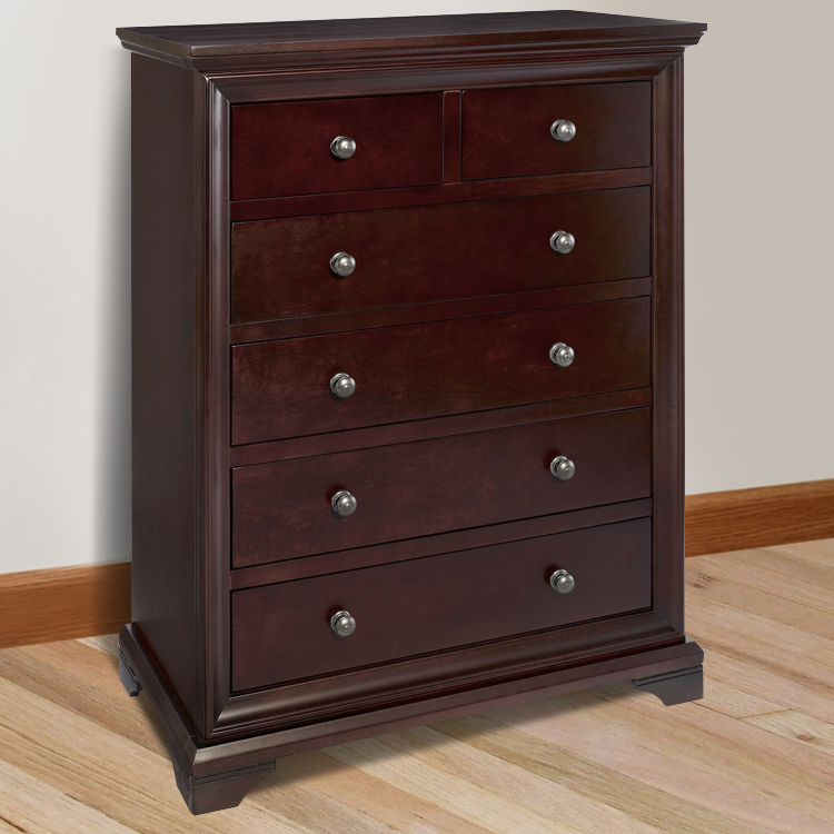 Westwood Design Brookline 6 Drawer Chest in Chocolate Mist FREE SHIPPING