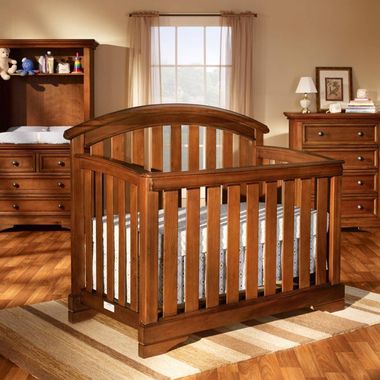Westwood Design Waverly Convertible Crib with Toddler Guard Rail in ...