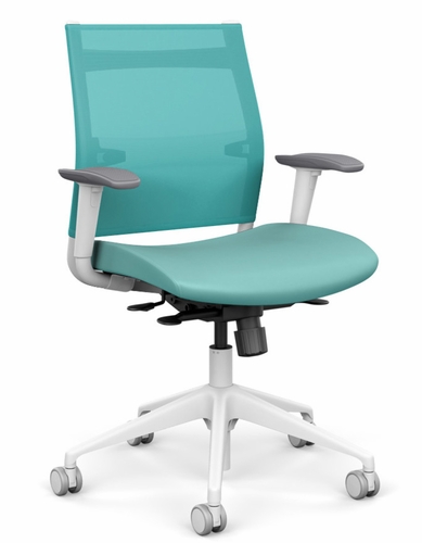 SitOnIt Seating WIT Chair | WIT Mesh Mid Back Chair | Sitonit WIT Task ...