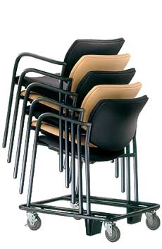 SitOnIt Stacking Cart for Freelance Chairs