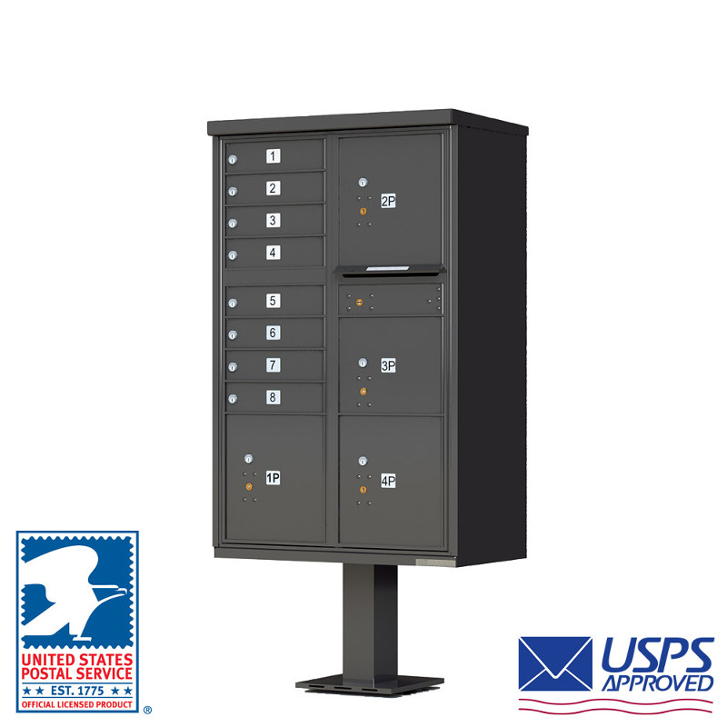 8 Tenant Door Unit CBU Apartment Mailbox