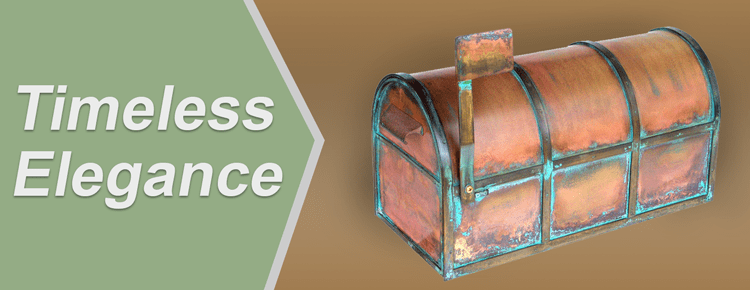 Brass & Copper Mailbox, Post Mounted Mailboxes