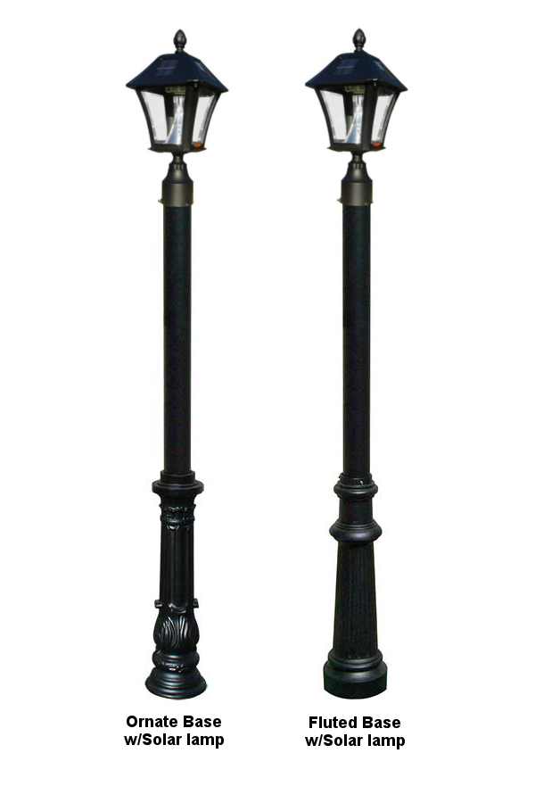 Builder Series Mailbox, Post, Solar Lamp Package, no plates