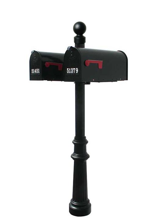 Builder Series Twin Economy Mailboxes Post Package