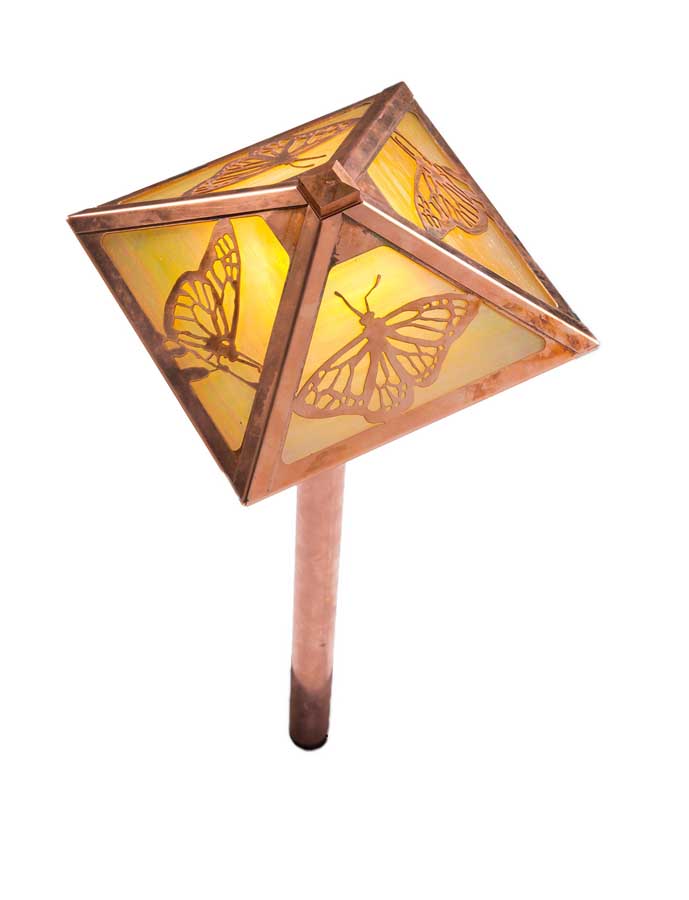 Butterfly pyramid path light - LED