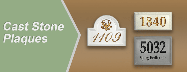 Cast Stone Address Blocks