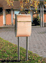 Allux Ellipse Copper Wall Mount Mailbox