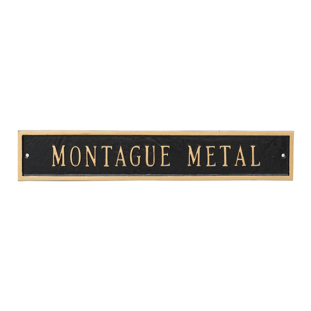 Classic Arch Extension Standard Address Sign Plaque